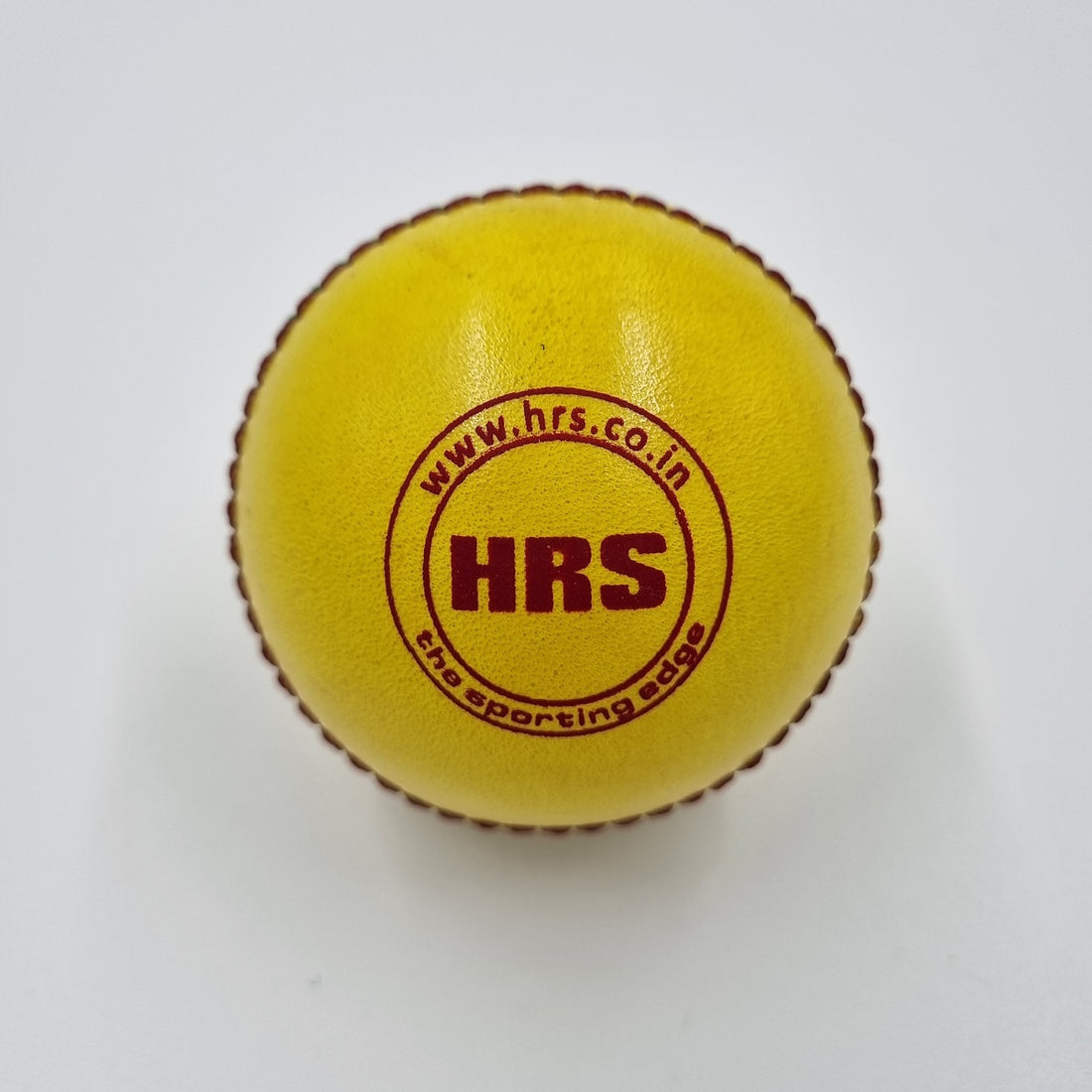 HRS 2-piece Leather Indoor Cricket Ball - Yellow – Highmark Cricket